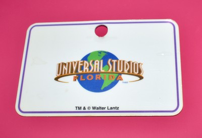 UNIVERSAL STUDIOS FLORIDA PIN TRADING TAG BADGE w/ USF LOGO AND WOODY ...