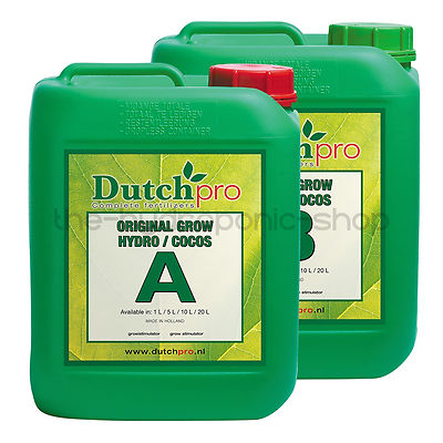 Dutch Pro Original Grow Hydro Coco 5L A+B Plant Nutrient | eBay UK