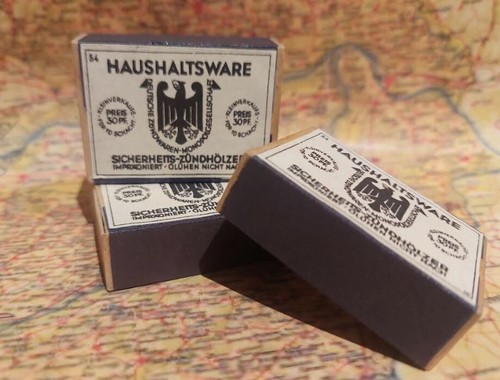 WW2 German matchbox - Haushaltsware safety matches | eBay
