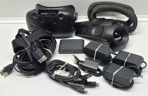 Genuine HTC Vive VR OPJT100 Virtual Reality Headset With Extras PARTS ...