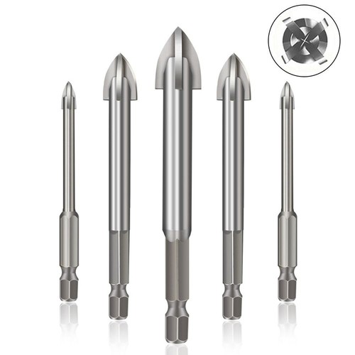 Drill Drilling Tools Drill Bit Carbide Bit Cross Hex Drill Four Sides ...