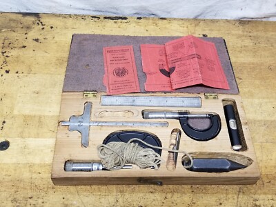 Vintage Assembled Machinist Apprentice Inspection Tool Set Level ...