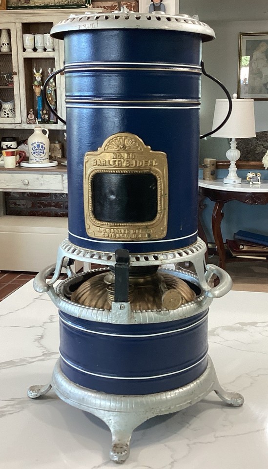 VINTAGE BARLER’S IDEAL | MODEL 50 | ROOM STOVE | ANTIQUE-RUSTIC-RARE ...