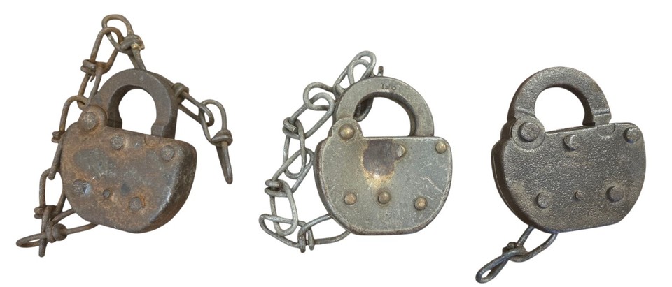 Vintage Railroad Locks B & O, Adlake No Keys (Lot of 3) | eBay