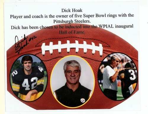 Dick Hoak, Pgh Steelers, Signed 8 x 10 Photo, with Flyer as COA | eBay