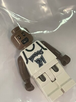 LEGO Kevin Garnett Minifigure NBA Minnesota Timberwolves White Jersey ...