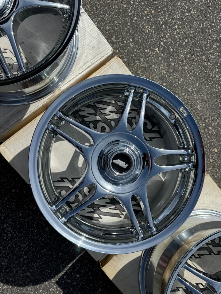 16" TSW BLADE HONDA 4X114.3 VINTAGE CHROME WHEELS RIMS SPOON WEDS ...