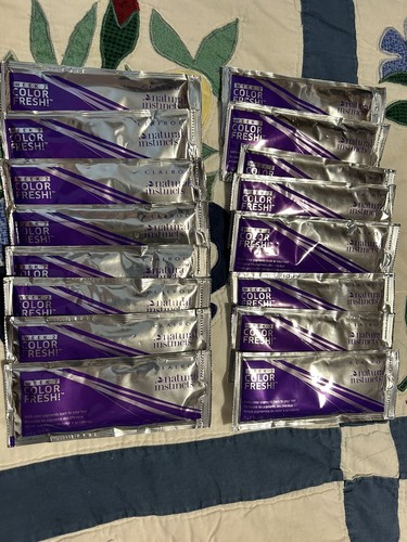 LOT 16 Clairol Natural Instincts Week 2 Color Refresher Packets 0.74 Oz ...