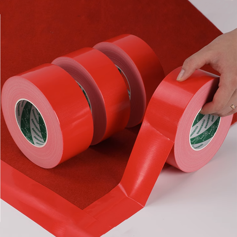 Duct Gaffer Tape Premium Heavy Duty Waterproof Cloth Gaffa Duck Red 50m ...