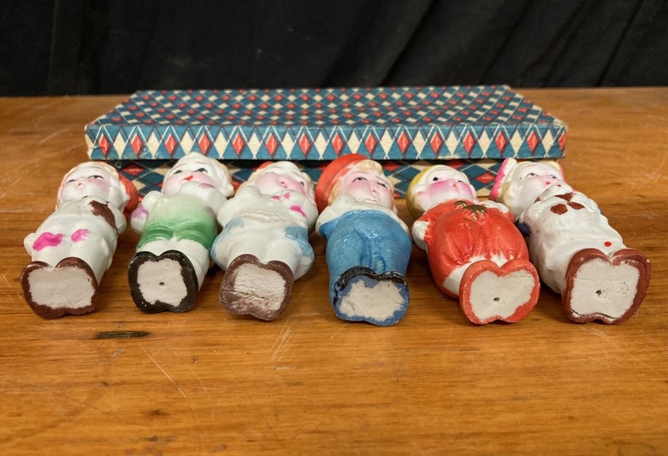 NOS Bisque Six Doll Set Occupied Japan In Original Box | eBay