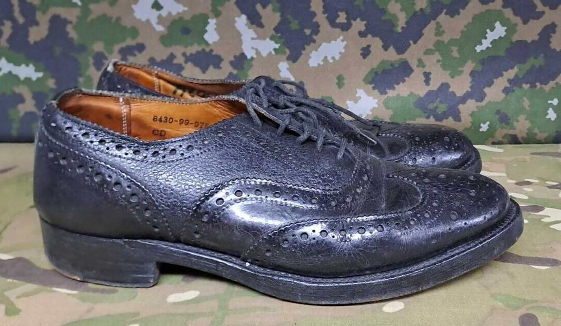 Genuine British Army Military Highland Issue Service Dress Shoes ...