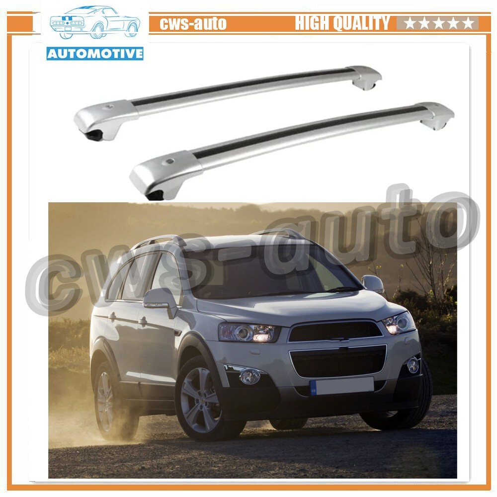 2PCS Fits for Chevy Captiva 2019-2025 Aluminum Cross Bar Roof Rack ...