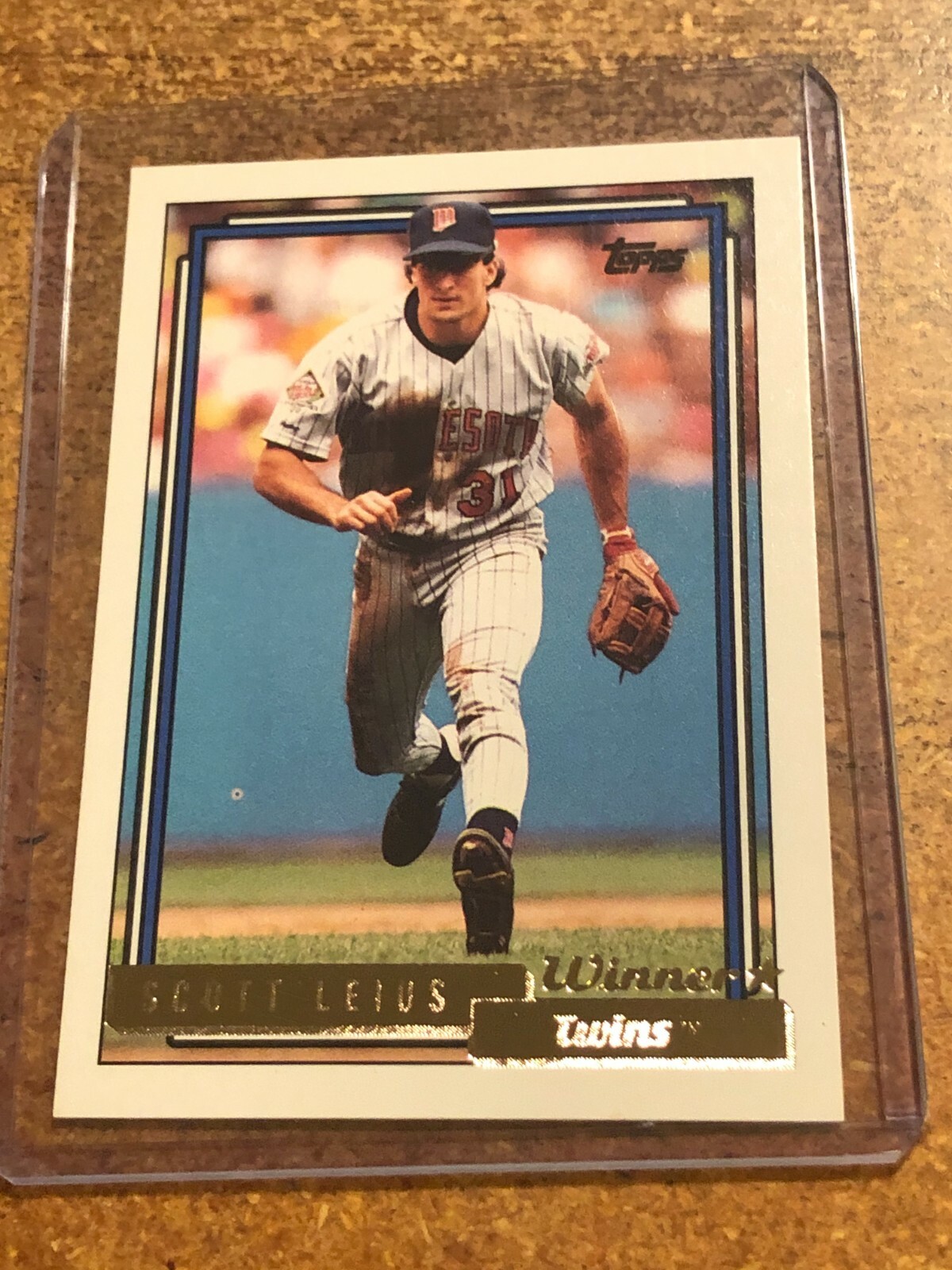 1992 Topps Gold Winner Baseball # 74 Scott Leius | eBay