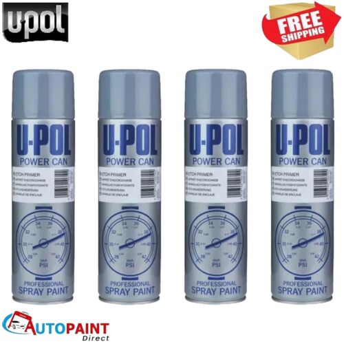 Isopon U-Pol Powercan Etch Primer Spray Paint Aerosol 500ml UPOL Rust x ...