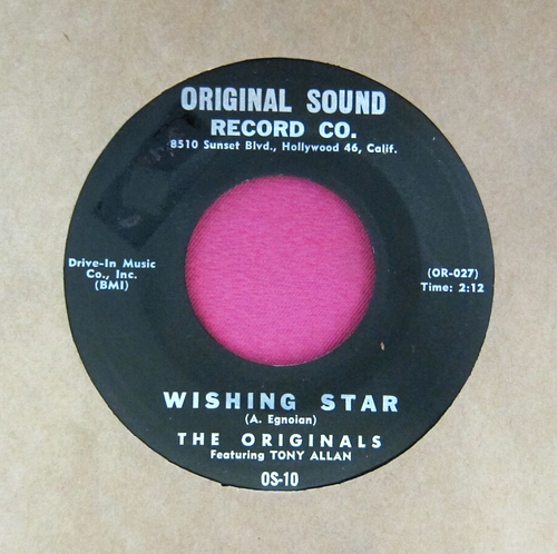 THE ORIGINALS - Wishing Star - 45 rpm - Original Sound 10 | eBay