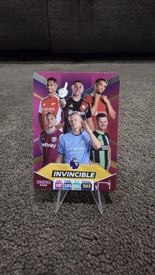 Panini Adrenalyn XL Premier League 2025 INVINCIBLE card#5 PLASMA Purple ...