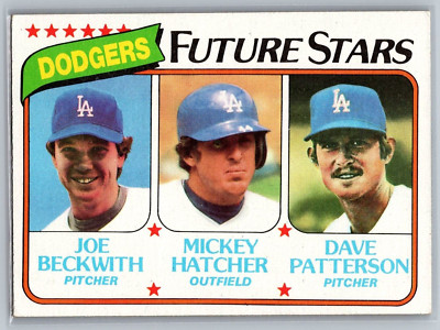 1980 Topps #679 Los Angeles Dodgers Future Stars Mickey Hatcher RC ...