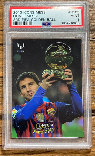 Icons Official Leo Messi Card Collection Limited Trading Card R103 PSA ...