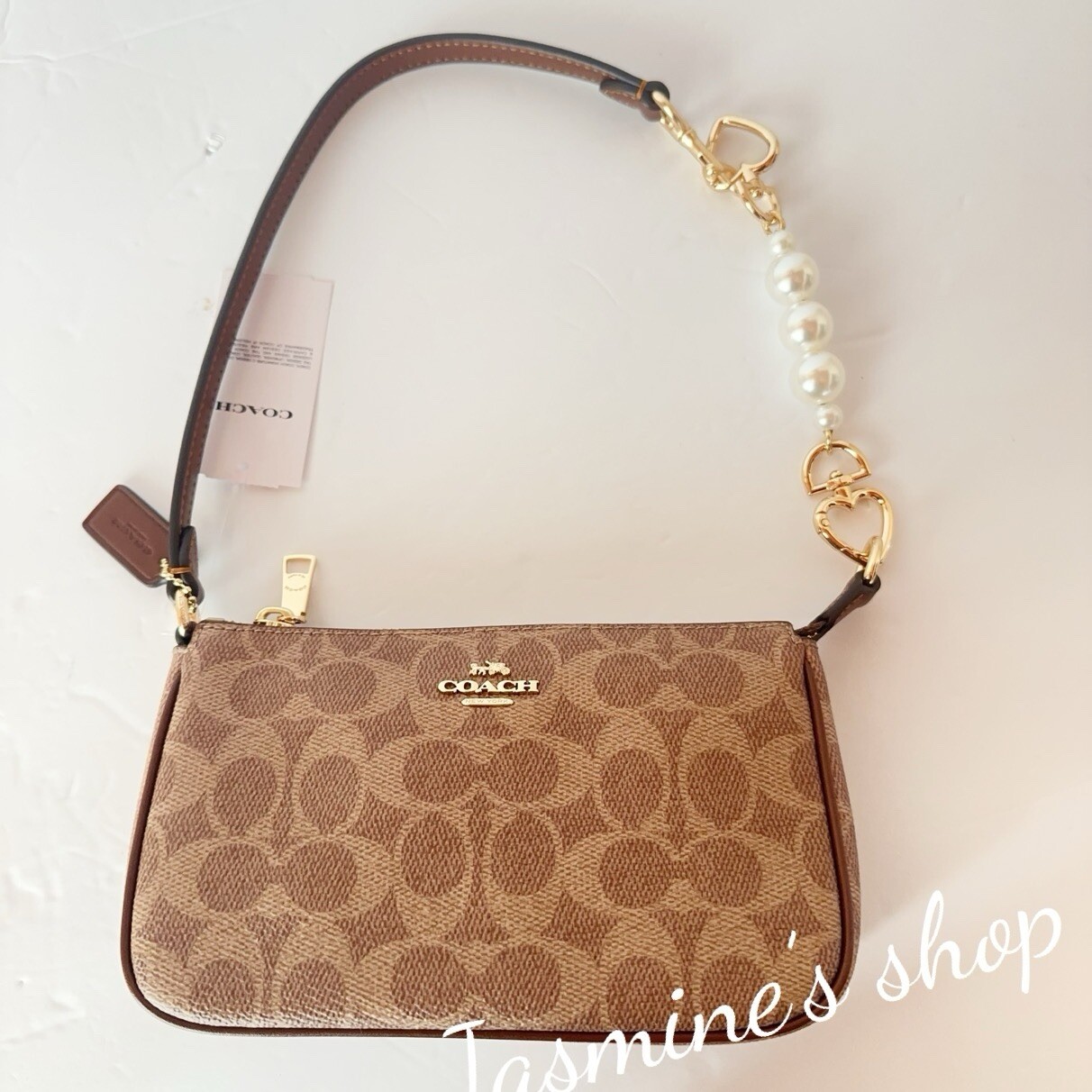 NWT Coach Nolita 19 In Signature Canvas CW426 Tan/brown | eBay