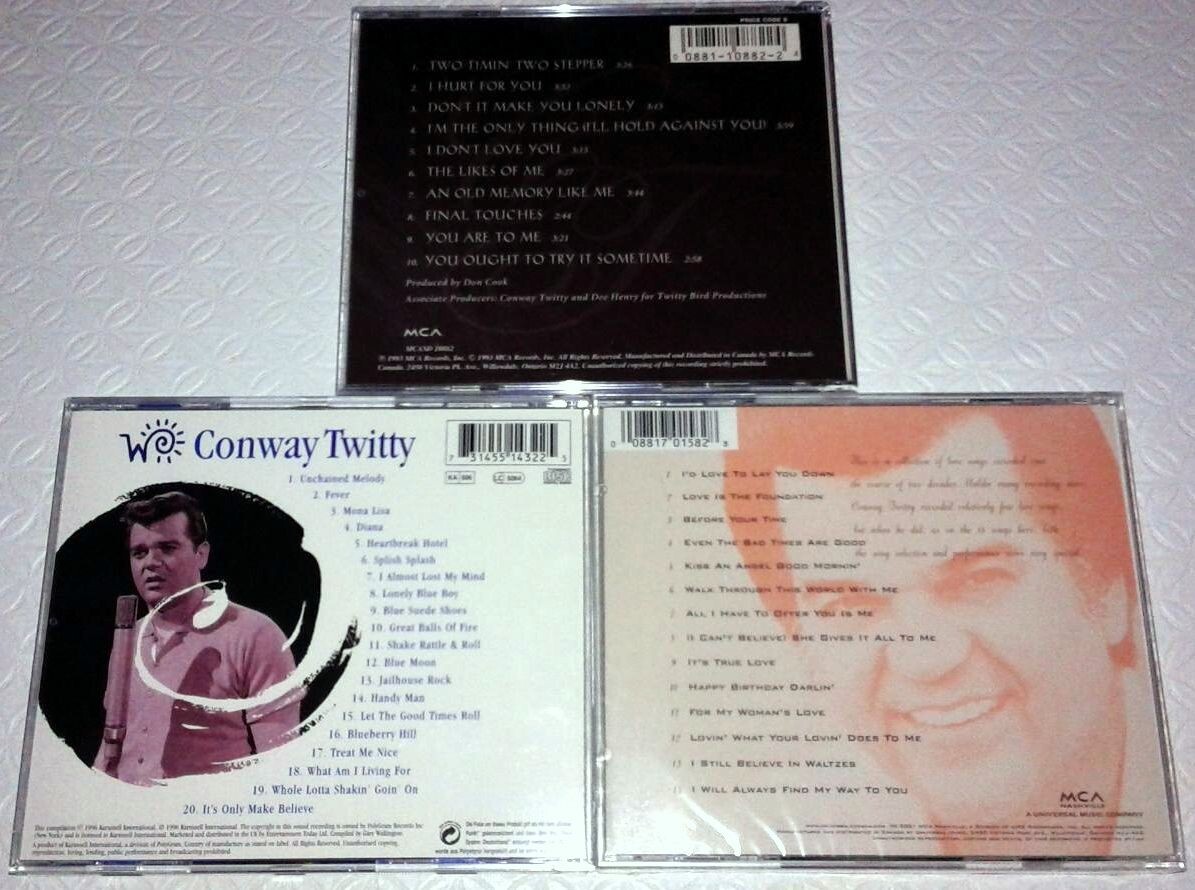 CONWAY TWITTY-6CD COLLECTION-CRAZY IN LOVE,WORLD OF CONWAY TWITTY ...