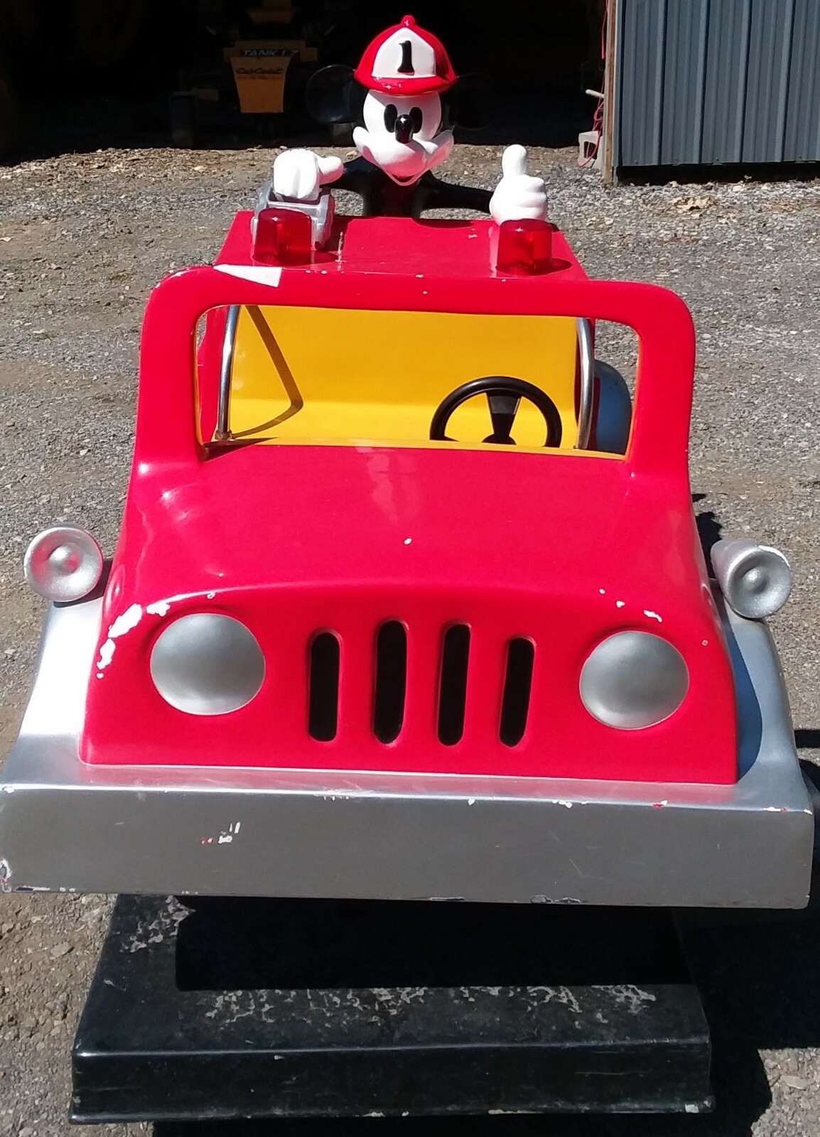 Coin Operated Kiddie Ride - Mickey Mouse- with Sound Working-Licensed ...