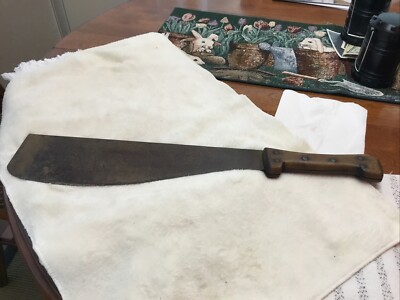 Vintage Com. Rep. CORNETA PROMEDOCA Machete w Marvelous Wood Handle- 15 ...