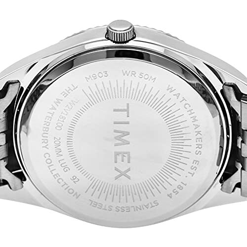 TIMEX Watch Waterbury Legacy Green Dial Quartz 40MM TW2V18100 Silver | eBay