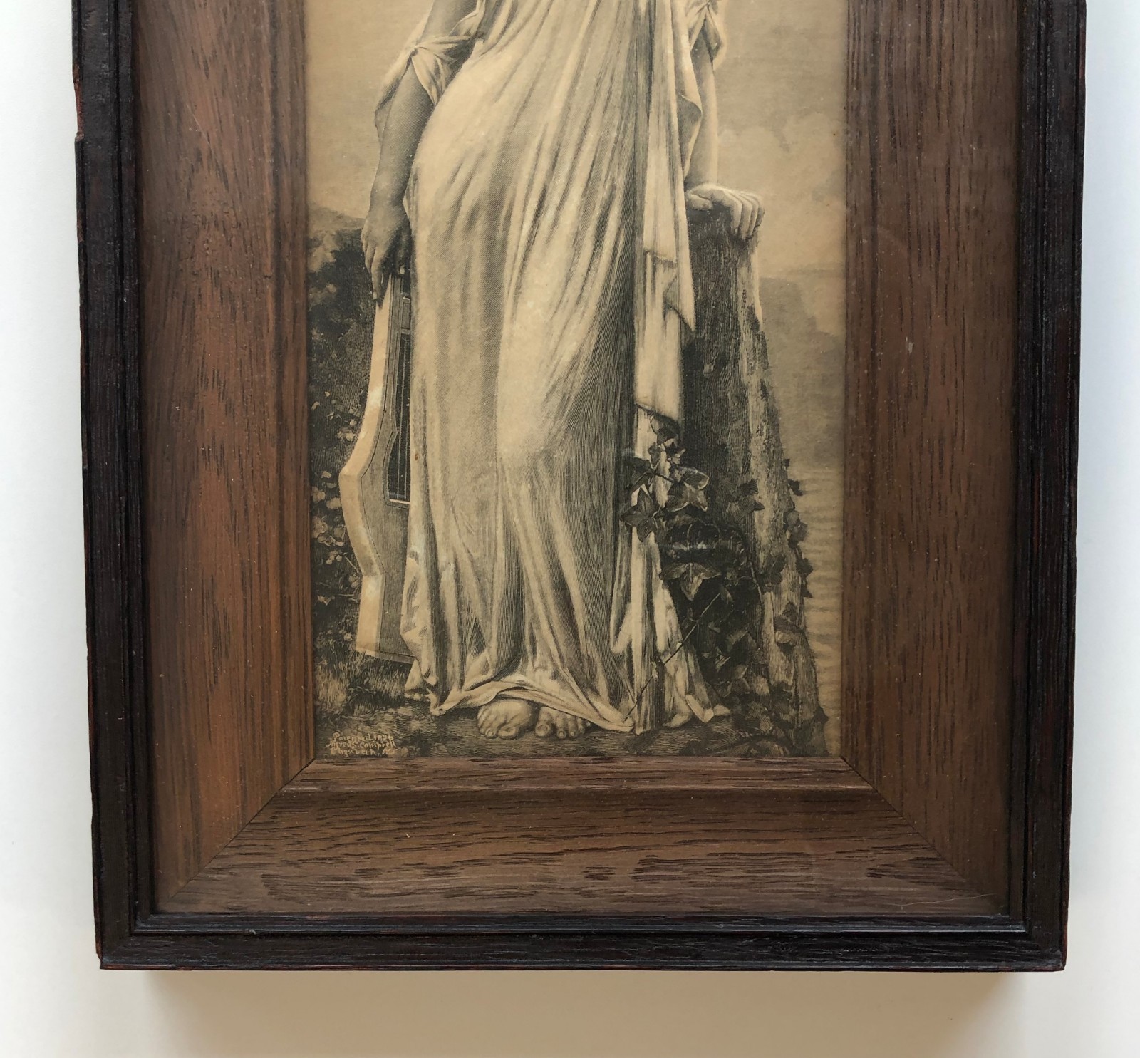 2 Alfred S. Campbell Art-Relievo 3-Dimen Deeply Embossed 1896 Framed ...
