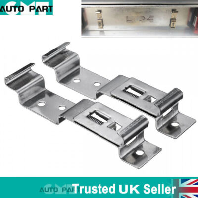 Trailer Number Plate Clips Holder Spring Loaded Stainless Steel One ...
