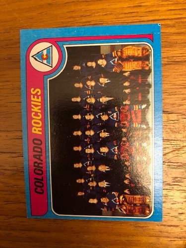 1979-80 Topps Hockey Card Colorado Rockies Unmarked Team Card #248 NRMT ...