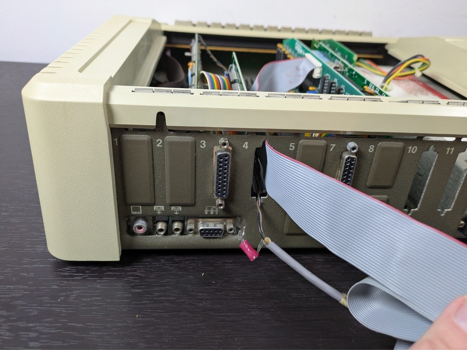 Vintage Apple lle Computer w/ Grappler+ Orange Micro 10982 A2S2064 ...