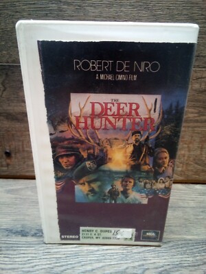 The Deer Hunter VHS 2-Tape Set MCA Home Video Robert De Niro 1978 Meryl ...