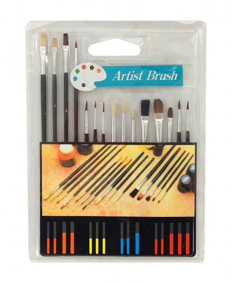 Deluxe 51 Piece ARTIST STARTER KIT Painting Set Acrylic Oil Brushes ...
