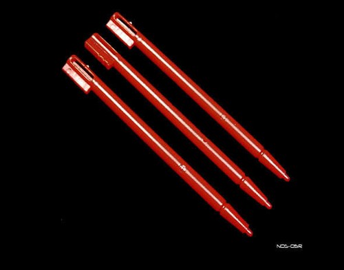 New Nintendo DS NDS Red 3 Pack Stylus Touch Pen Pens | eBay