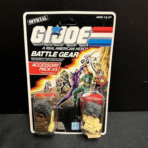 Vintage 1986 Hasbro GI Joe Battle Gear Acc. Pack #5 New Sealed ...
