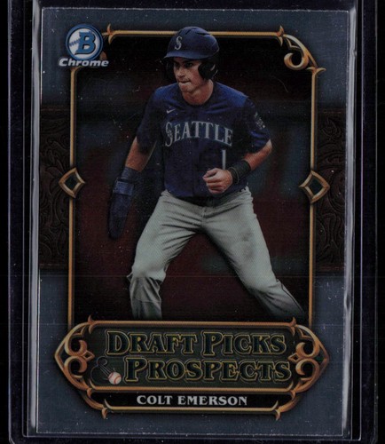 COLT EMERSON 2023 BOWMAN DRAFT PICKS AND PROSPECTS RC SEATTLE MARINERS ...