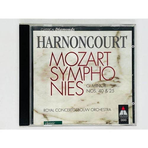 Cd German Edition Mozart Symphonies Nos 40 25 / Harnoncourt Teldec Z44 ...
