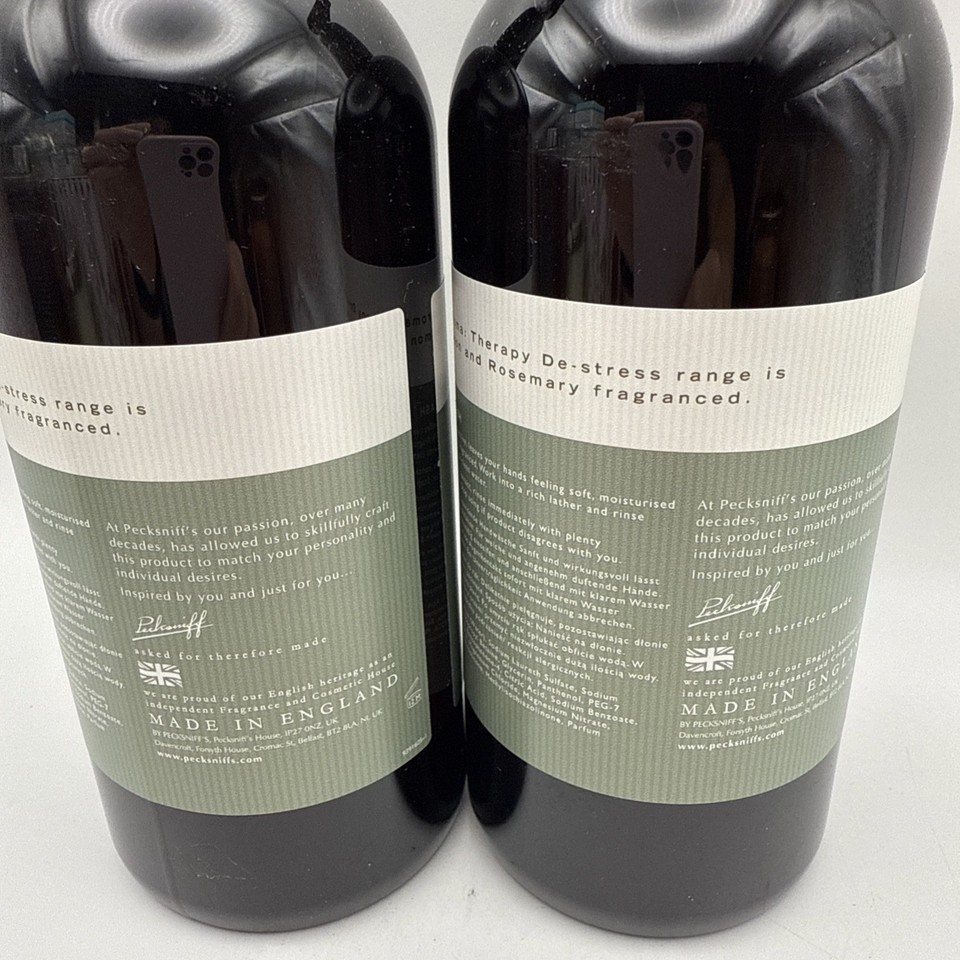 Designer Pecksniffs Aromatherapy De-Stress Hand Wash 💚 x 2 | eBay UK