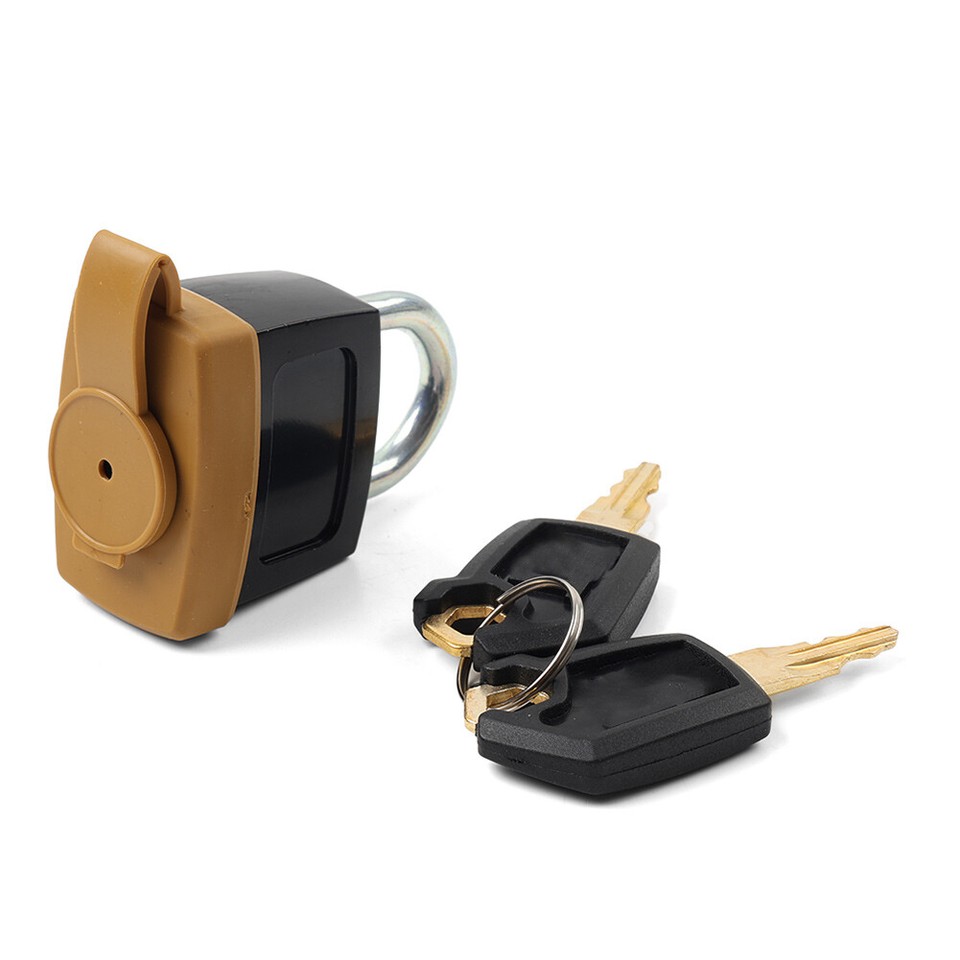 5P8500 CAT Padlock & 2 Keys Caterpillar 2462641 Fuel Cap With Cover ...