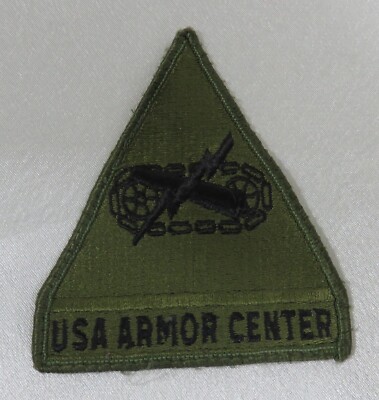 United States Army Armor Center Single Military Patch | eBay