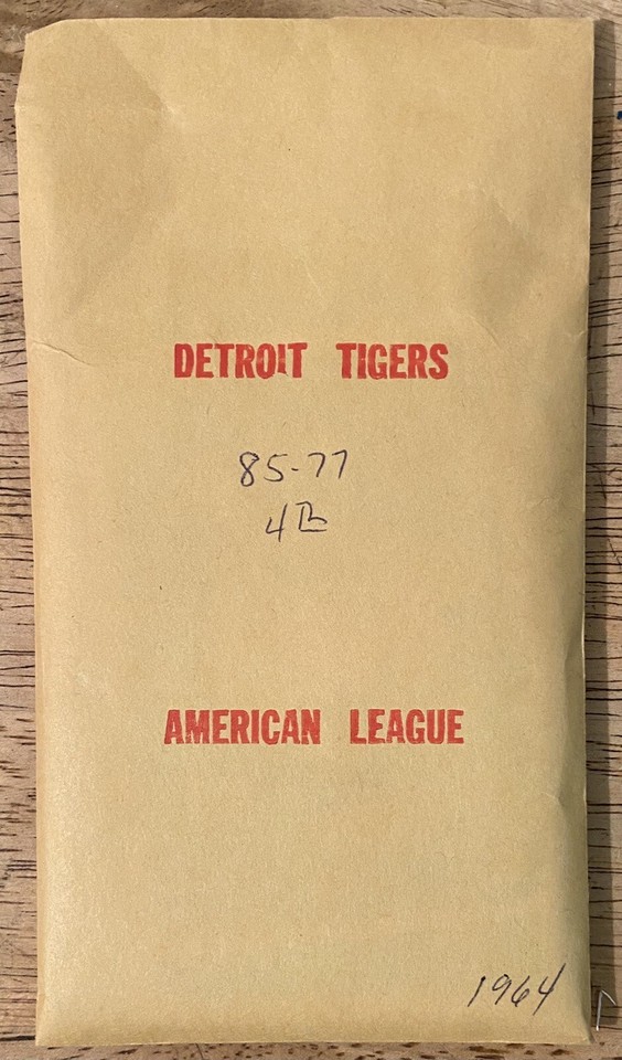 Original APBA 1964 Detroit Tigers Team Set of 20 Cards - Kaline ...