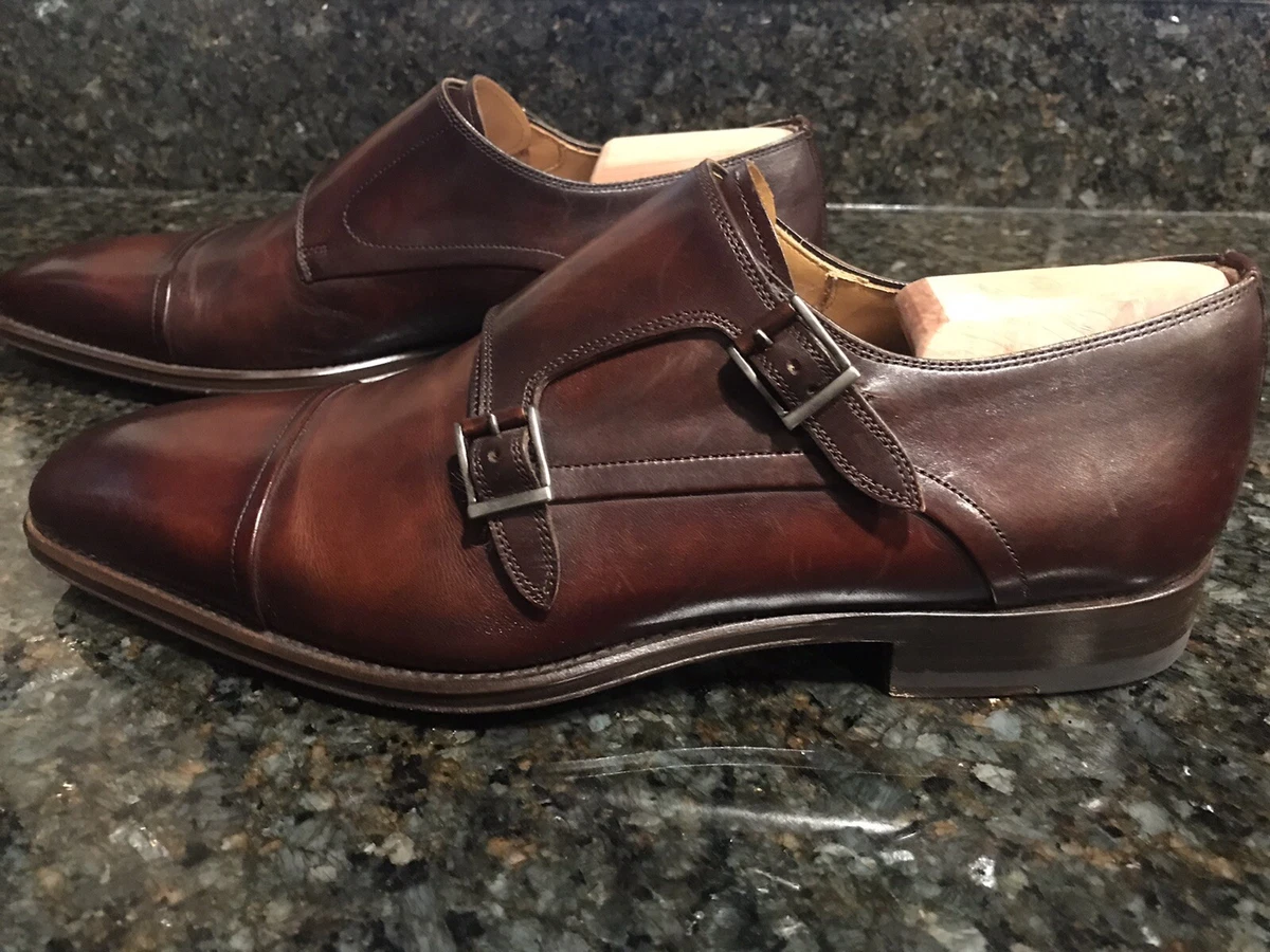 Magnanni Double Monk Strap Tobacco Sale | www.valleyglass.com