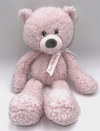 Baby Ganz Collection Pink My First Teddy Bear Plush Floppy Legs Gray ...