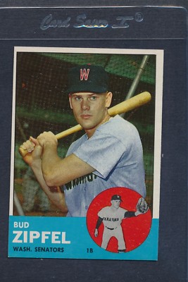 1963 Topps #069 Bud Zipfel Senators EX/MT *2372 | eBay