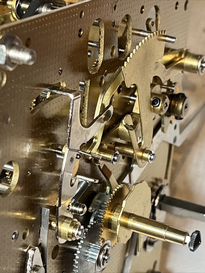 NOS Hermle Reguladora 1451-050 43cm Triple Chime Clock Movement FOR ...