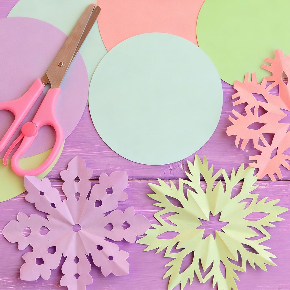8" Circle Cutouts Paper, 80 Pcs Circle Card Stock 200gsm/75lb, White ...
