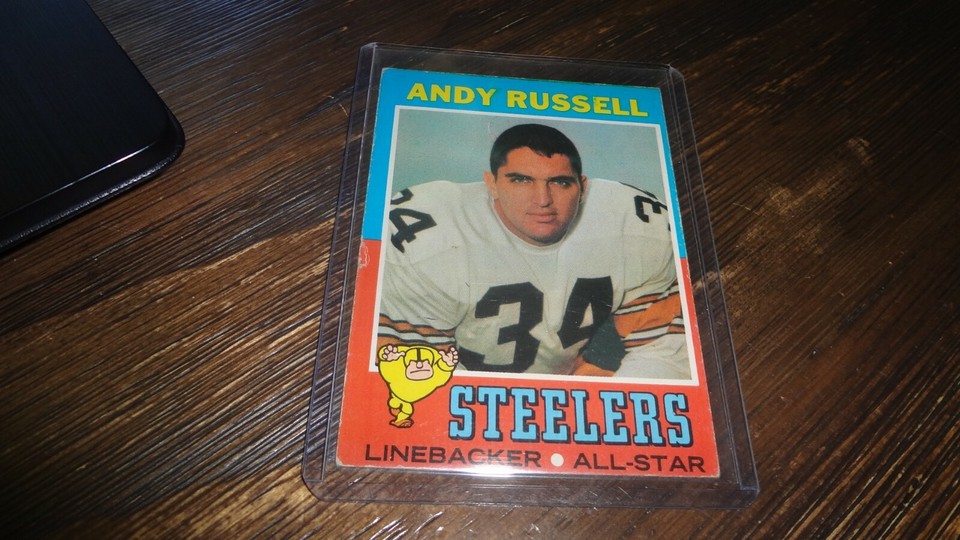 1971 TOPPS # 132 ANDY RUSSELL FOOTBALL CARD | eBay