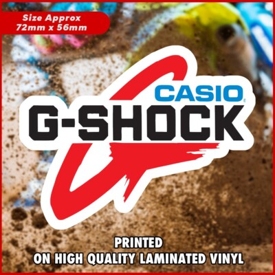 Casio G Shock Watch Sticker Decal For Car 4x4 Laptop Man Cave Fridge ...