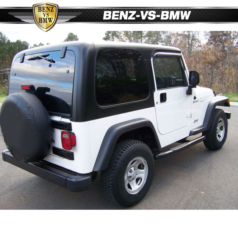 Fits 97-06 Jeep Wrangler TJ Window Visor Vent Rain Sun Shade Guards ...