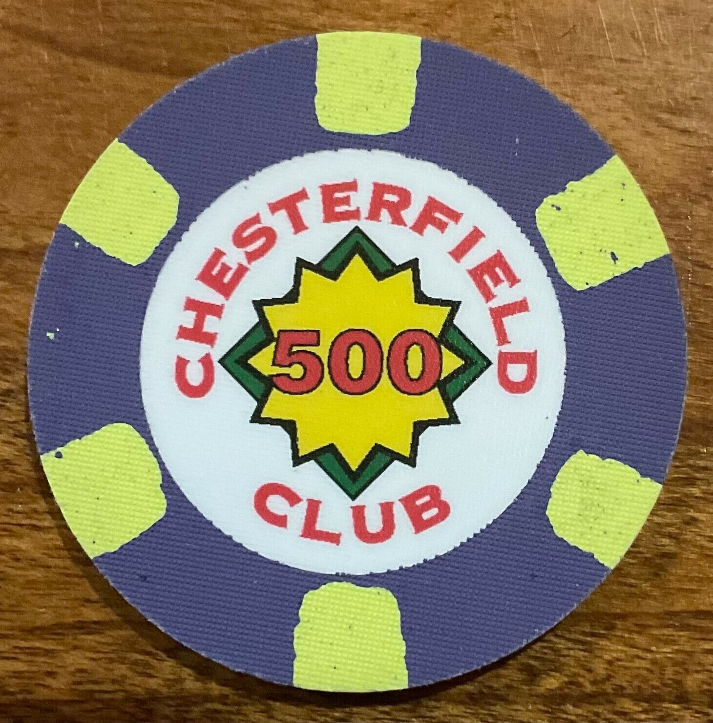 ROUNDERS MOVIE REPLICA CHESTERFIELD CLUB SET OF 5 POKER CHIPS BRAND NEW ...